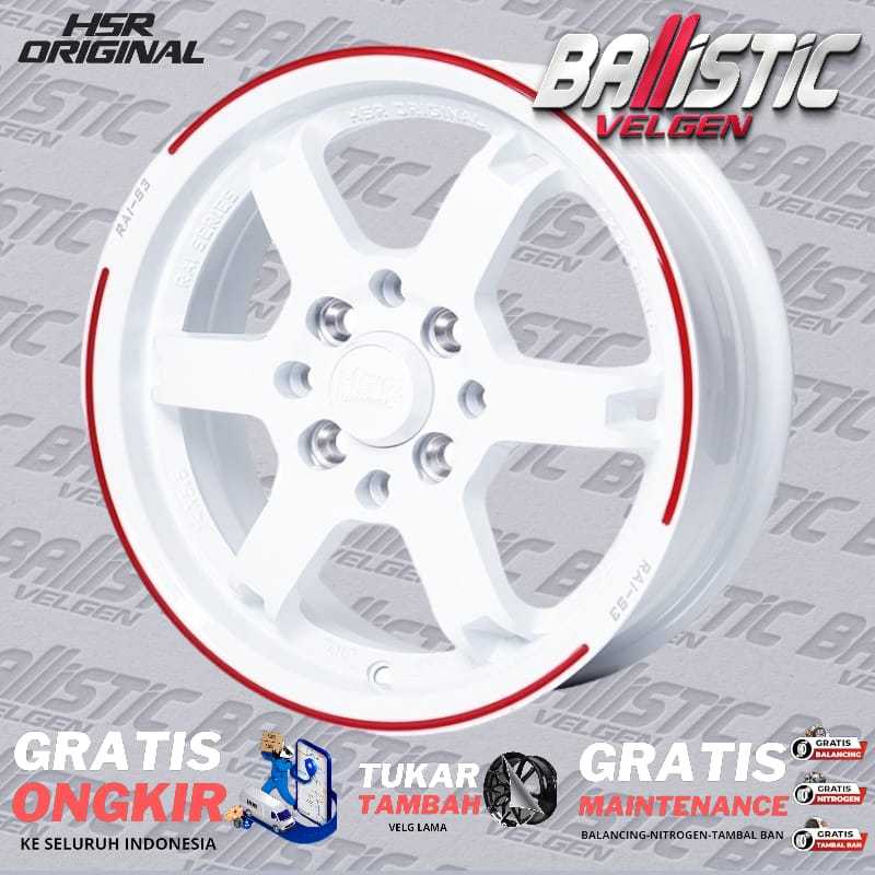 Jual Velg Racing Mobil Avanza, Xenia, Brio, Karimun DLL Ring 14 Lubang Baut 4 Original HSR Type ...