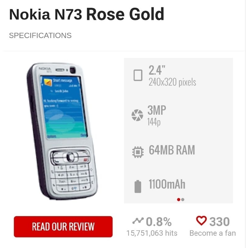 Jual NOKIA N73 MUSIK EDITION HP LANGKA UNIK DAN ANTIK HP NOSTALGIA ...