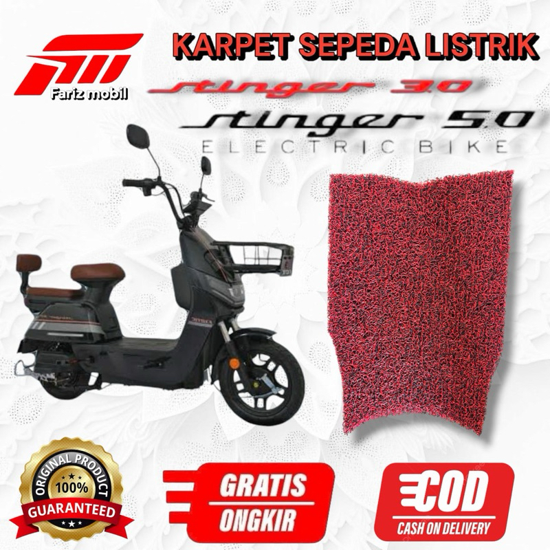 Jual Karpet Pelindung Alas Kaki Sepeda Listrik Exotic Stringer 3.0 ...