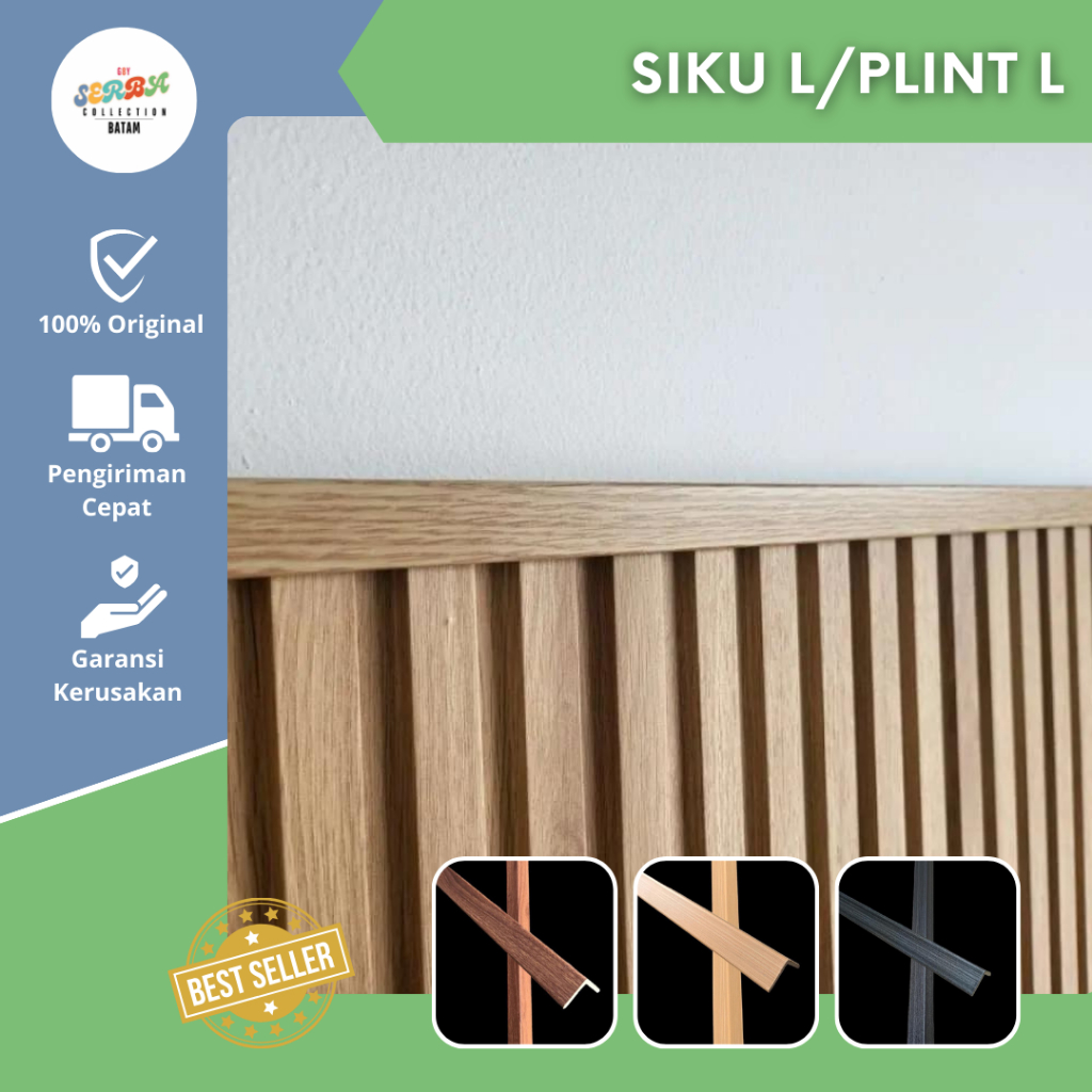 Jual Plint L | Siku L untuk List WPC Panel | Shopee Indonesia