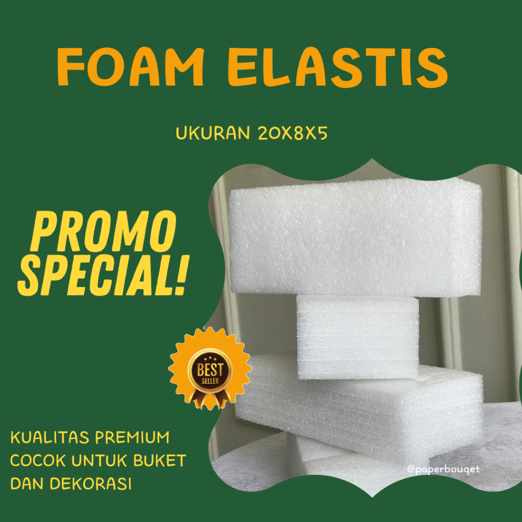 Jual Foam Busa bunga / Oasis busa bunga kering / Oasis buket | Shopee ...
