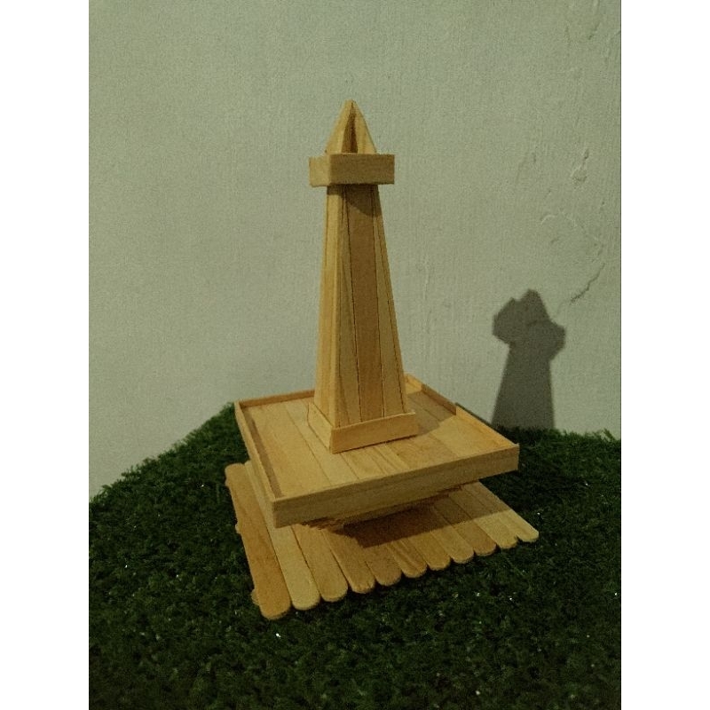 Jual MINIATUR MONAS KECIL DARI STIK ES KRIM | Shopee Indonesia