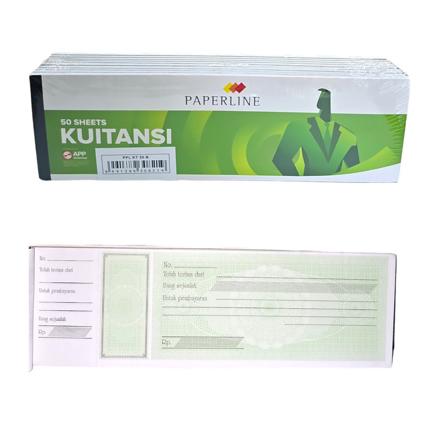 Jual Kuitansi Paperline KT 50 B / Kwitansi Ppl Besar / Kwitansi Sidu ...