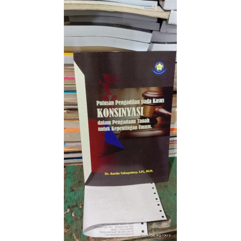 Jual putusan pengadilan pada kasus konsinyasi dalam pengadaan tanah ...