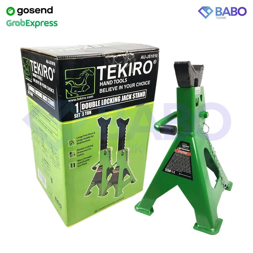Jual TEKIRO JACK STAND 3 TON / TKR JACK STAND 3 TON / GANJALAN DONGKRAK ...