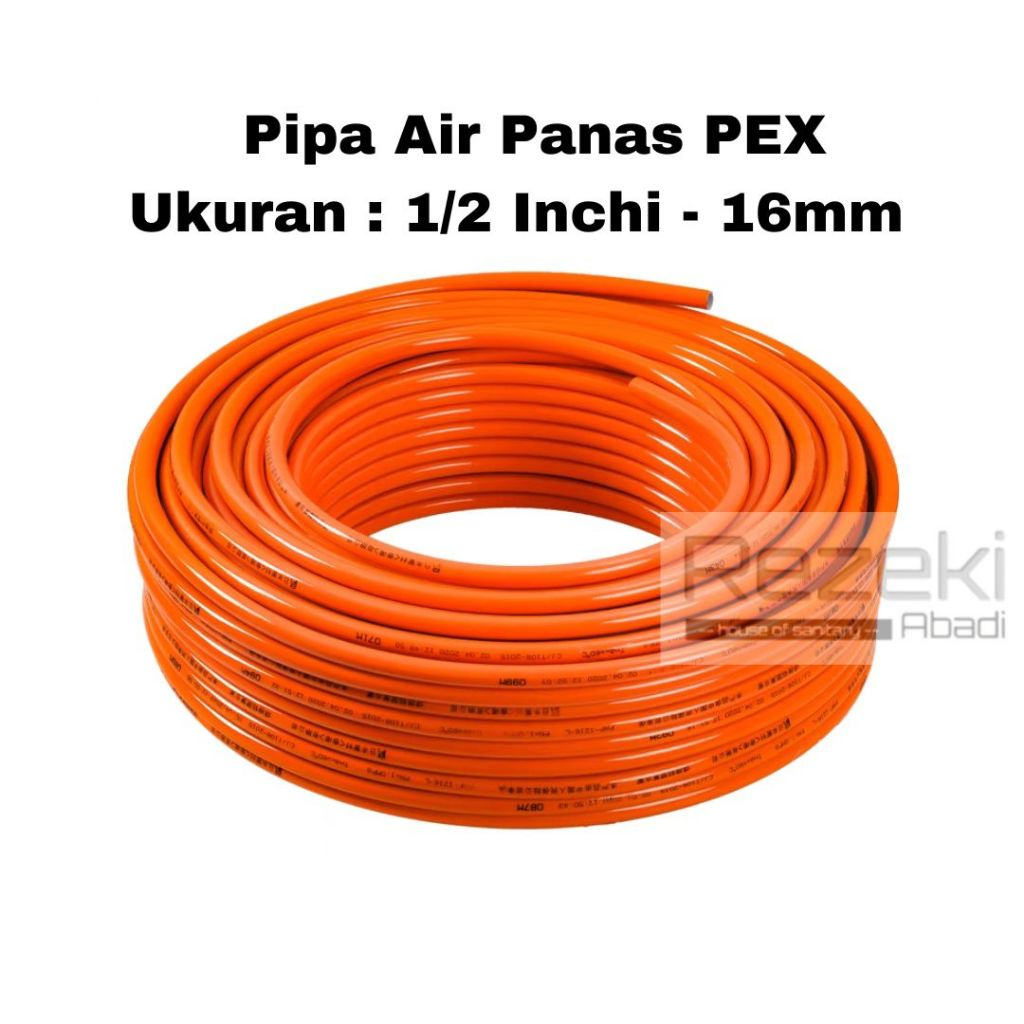 Jual Pipa Air Panas 1/2 Inchi - Selang Water Heater - Pipa Orange PEX ...