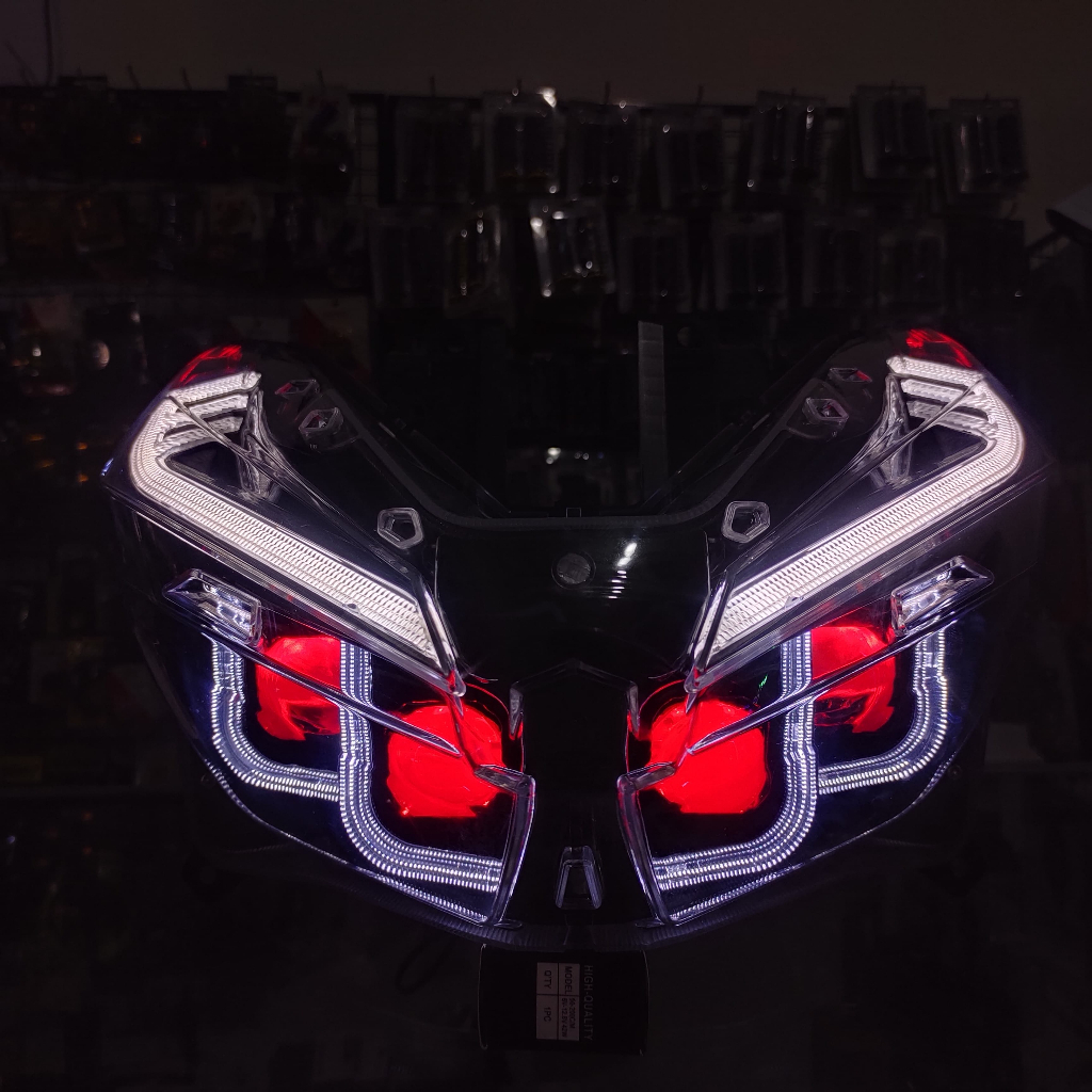 Jual HEADLEMP FULL SET VARIO LED NEW 125 150 PROJECTOR BILED AYOTO 4 ...