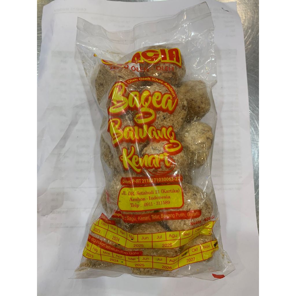 Jual Bagea Bawang Kenari Ambon Gracia 400gr | Shopee Indonesia