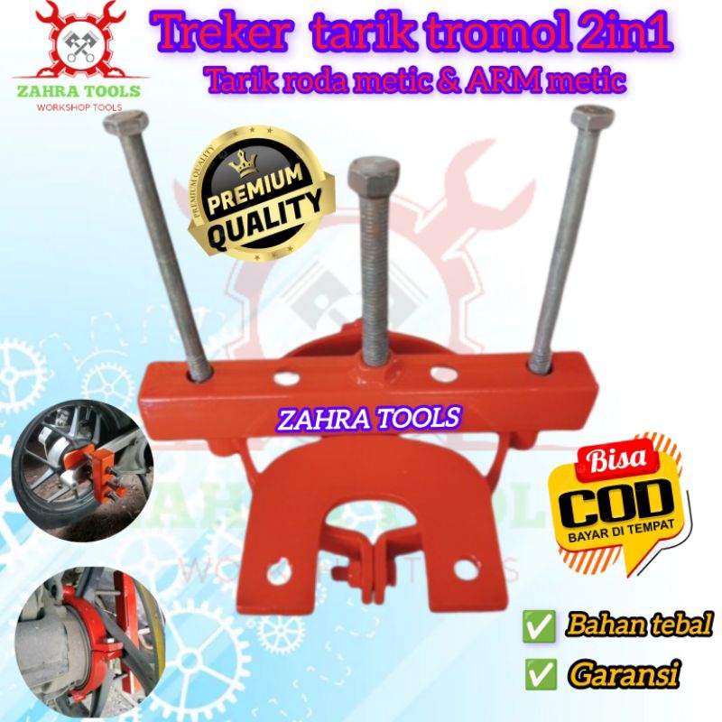 Jual Treker roda 2in1 satu alat 2 fungsi Treker tromol belakang METIC ...
