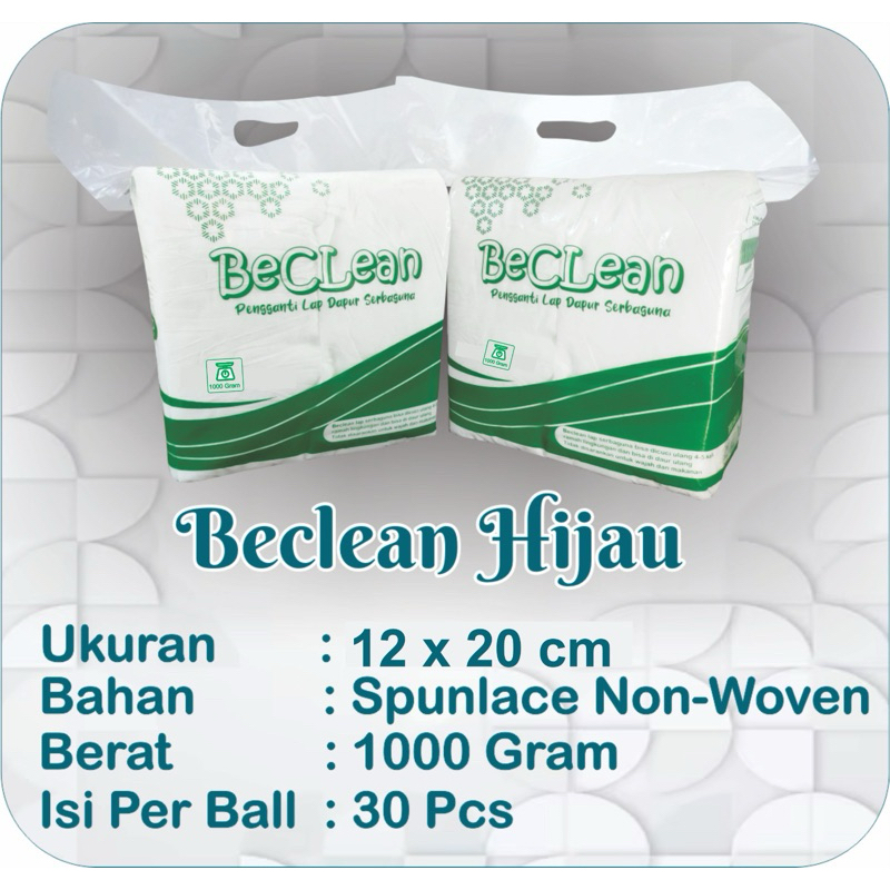 Jual Tissue kompor / tissue serbaguna BECLEAN HIJAU 1 kg | Shopee Indonesia