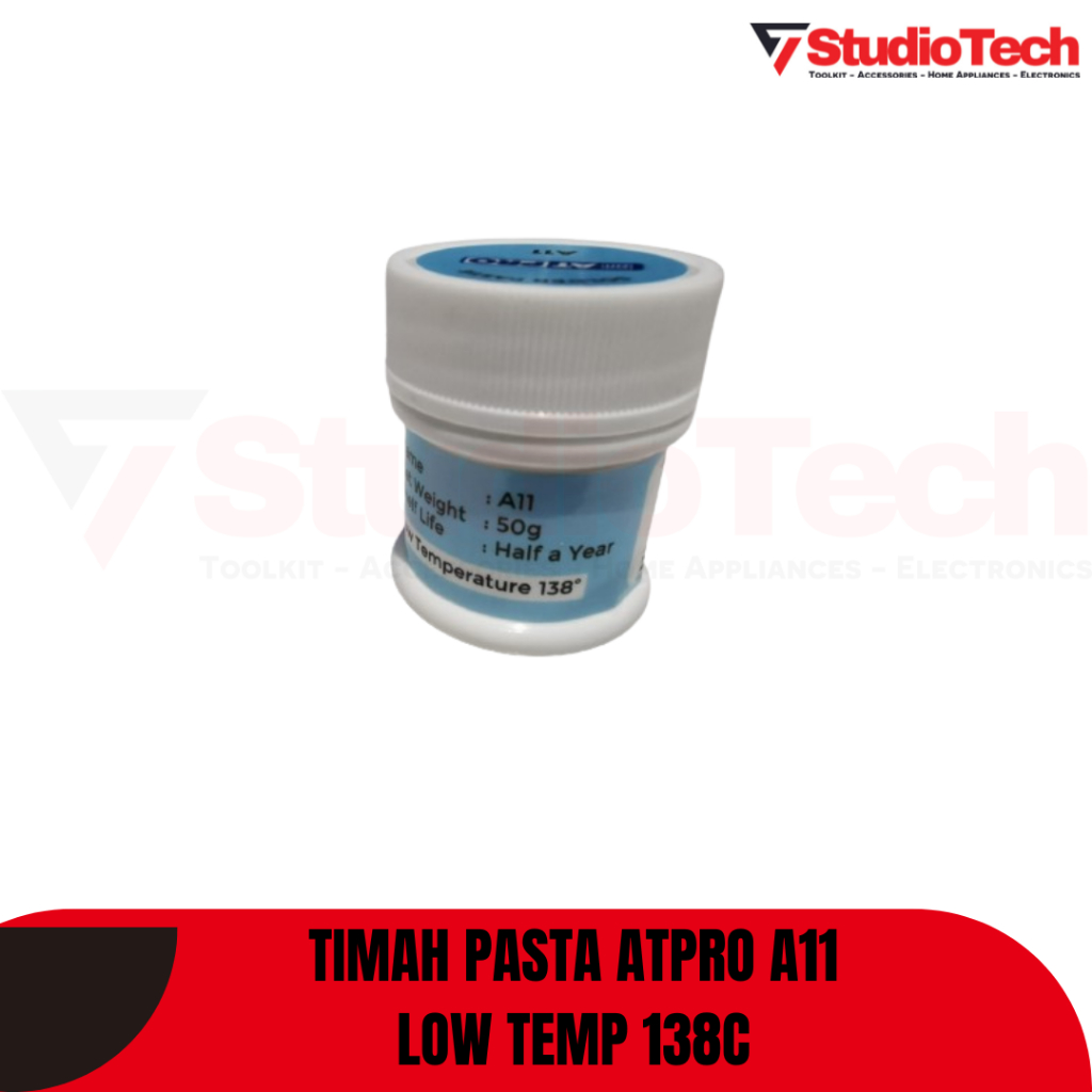 Jual TIMAH PASTA CAIR HIGH QUALITY ATPRO A11 LOW TEMPERATURE 138 ISI ...
