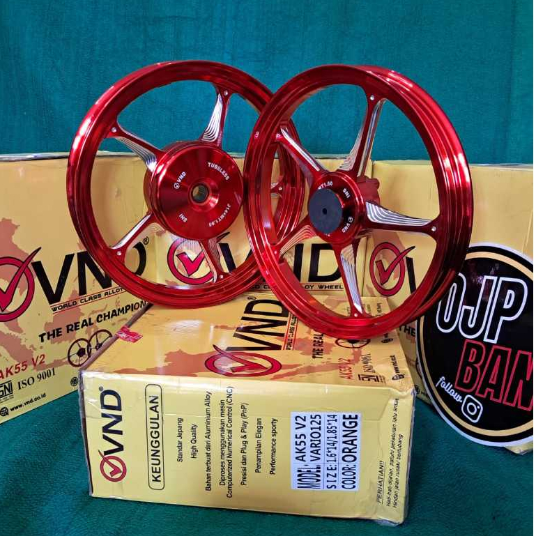 Jual VELG RACING VND AK55 V2 GEN 2 160 185 RING 14 VARIO 125 VARIO 150 OLD - ORANGE | Shopee ...