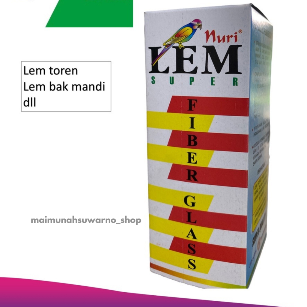 Jual Lem fiber glass / lem Nuri / lem super lem PVC lem tengki lem ...