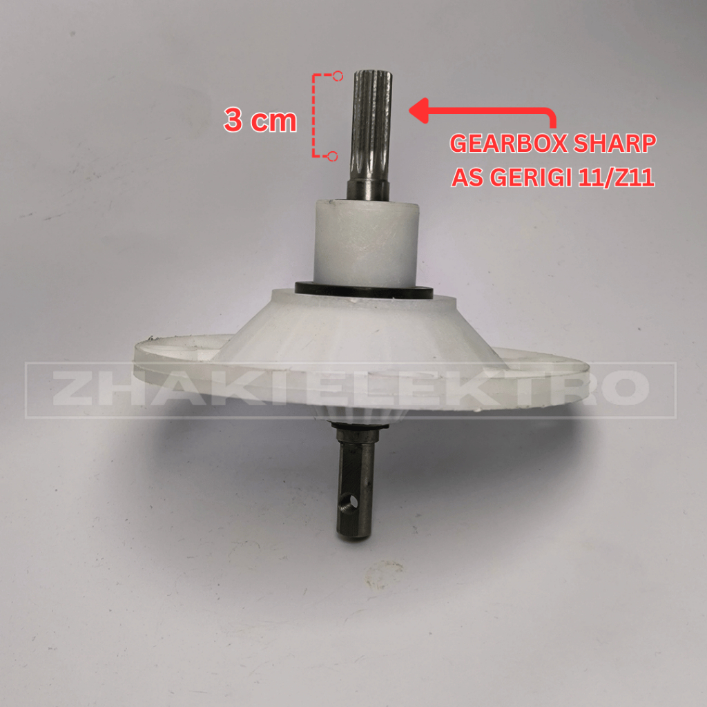 Jual GEARBOX SHARP GERIGI 11 MESIN CUCI 2 TABUNG TANPA PULLY || GEARBOX ...