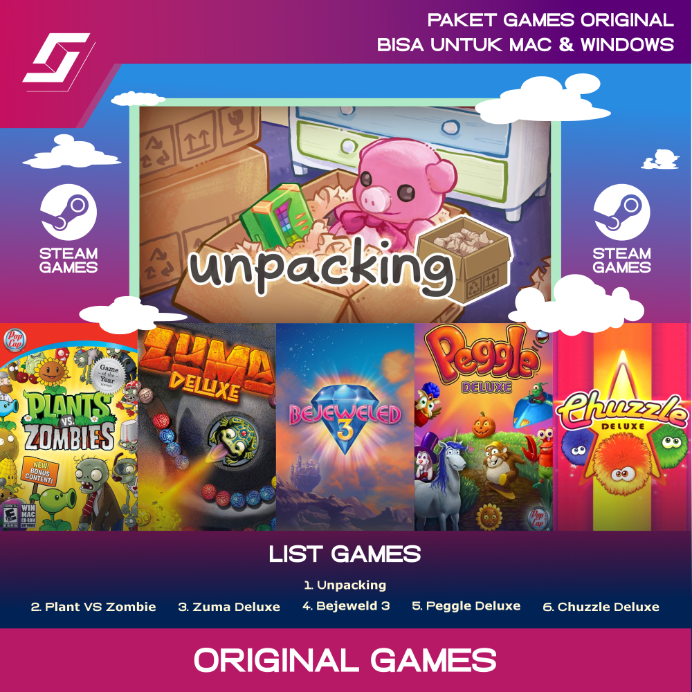 Jual Unpacking PC & Mac Game Simulasi Original FREE BONUS | Shopee Indonesia