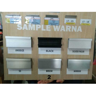 Jual Edging Aluminium Huben EA 19 Mirror (Kilap) | Shopee Indonesia