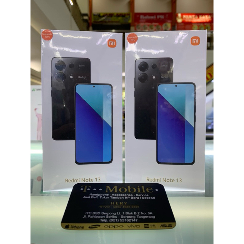 Jual XIAOMI REDMI NOTE 13 4G RAM 8GB 256GB - BLACK - IP54 - SNAPDRAGON ...