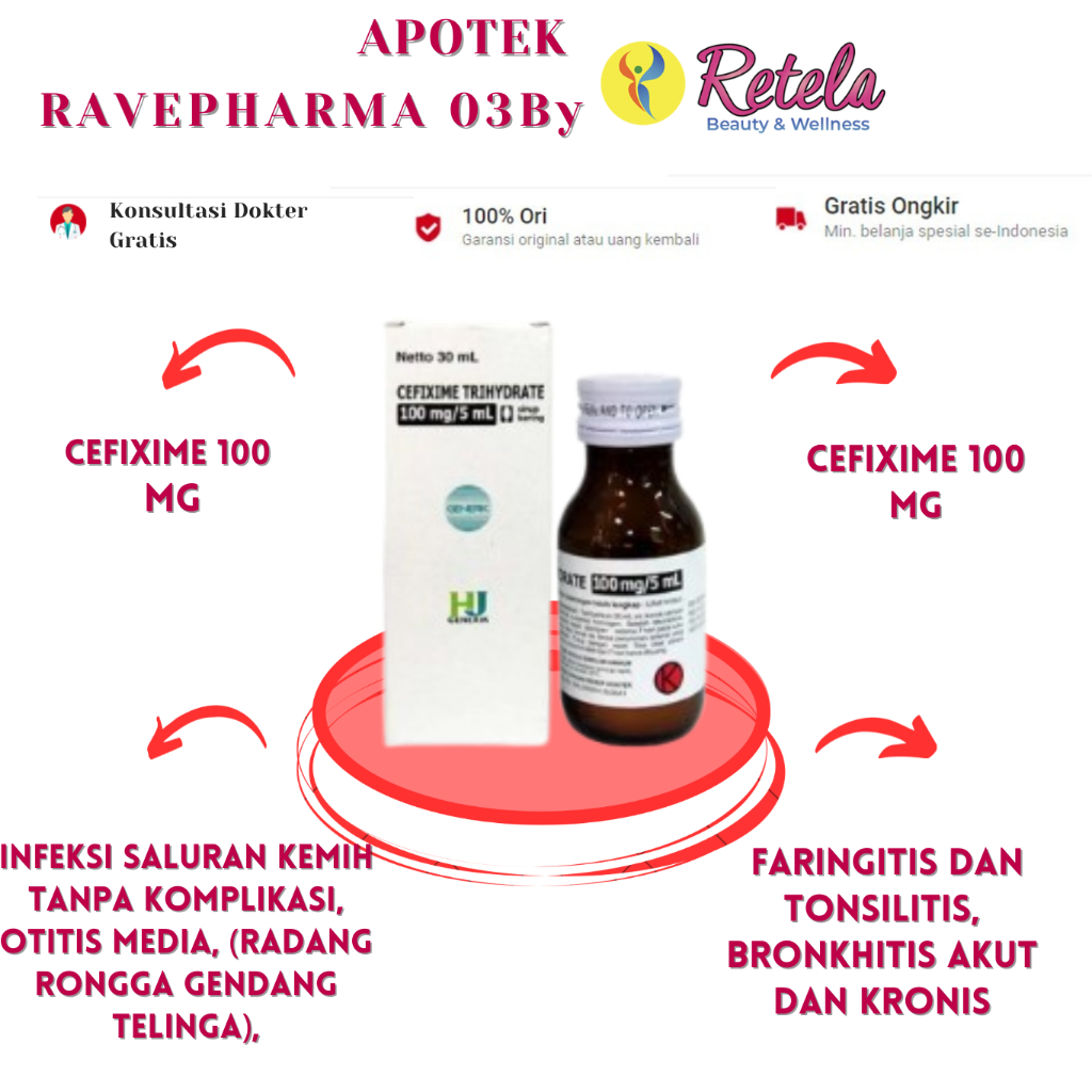 Jual Cefixime Dry Sirup 30 ml | Shopee Indonesia
