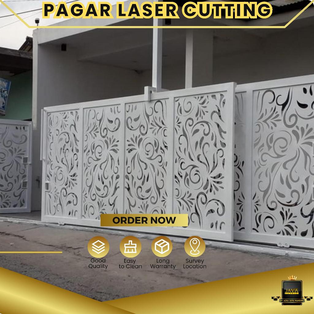 Jual Pagar Laser Cutting Minimalis Modern Klasik Elegan Mewah ...