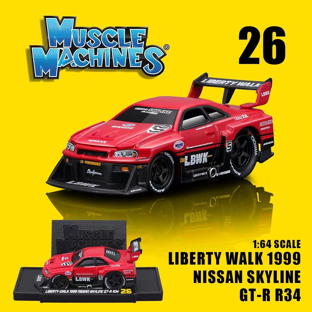 Jual Maisto 1:64 Muscle Mechines 1999 Nissan GT-R R34 1983 TOYOTA SPRINTER TRUENO (AE86) Diecast ...