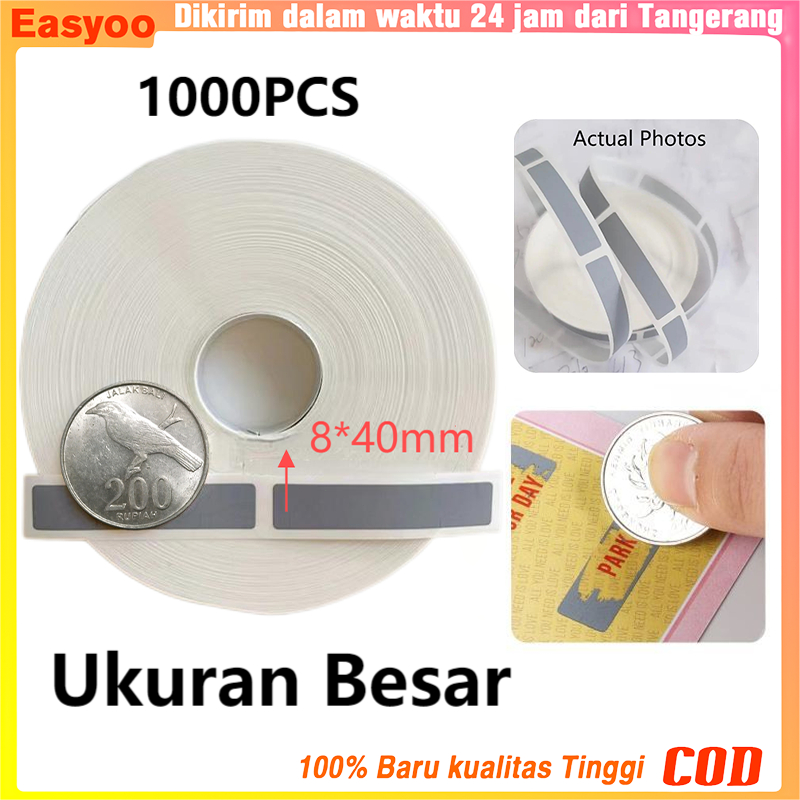Jual Scratch Pin Label Gosok Sticker Scratch Ukuran Besar 8*40mm ...