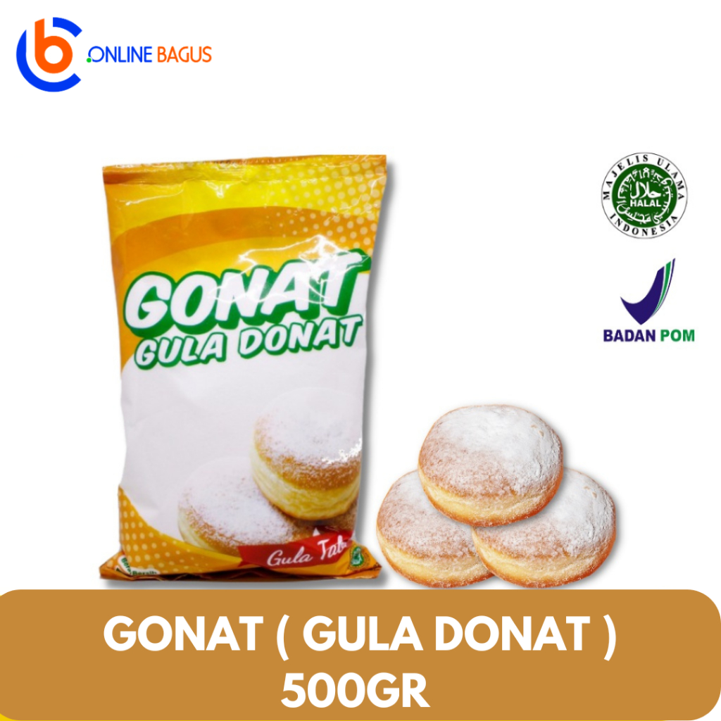 Jual Gonat Gula Donut/Gula tabur untuk donat 500 gram | Shopee Indonesia