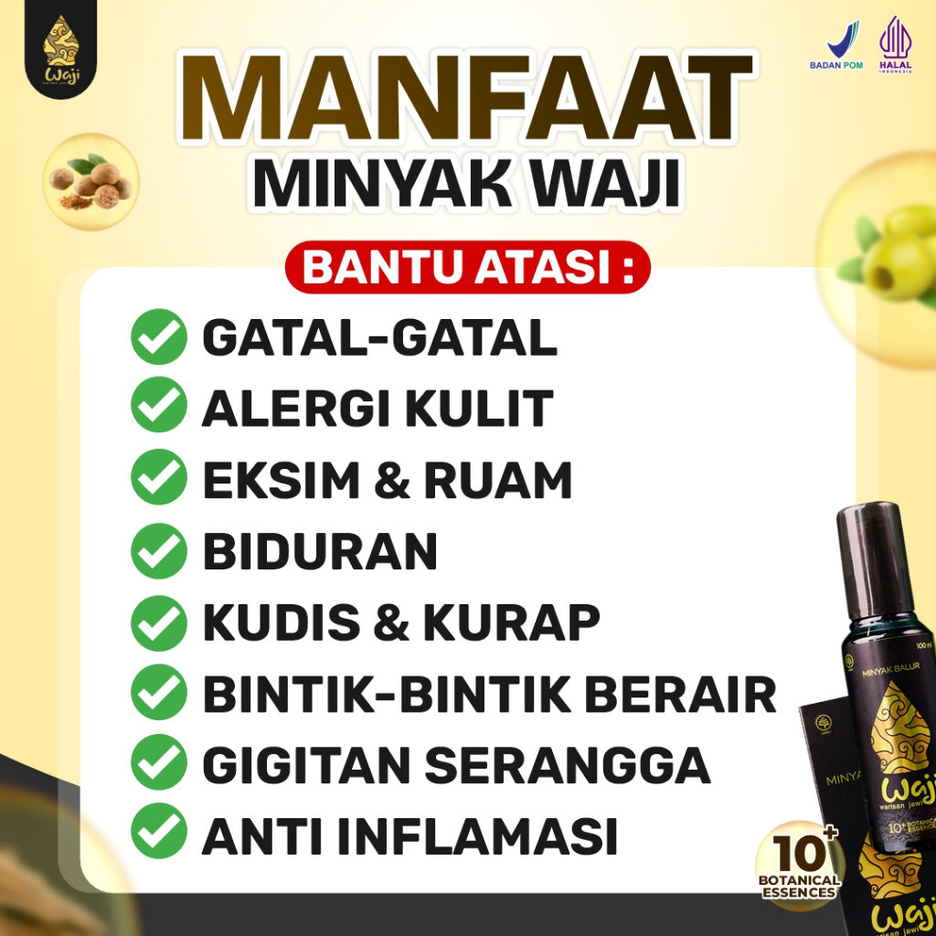 Jual Minyak Balur Waji - Minyak Penyembuh Gatal di area sensitif Ruam Radang Bentol Eksim ...