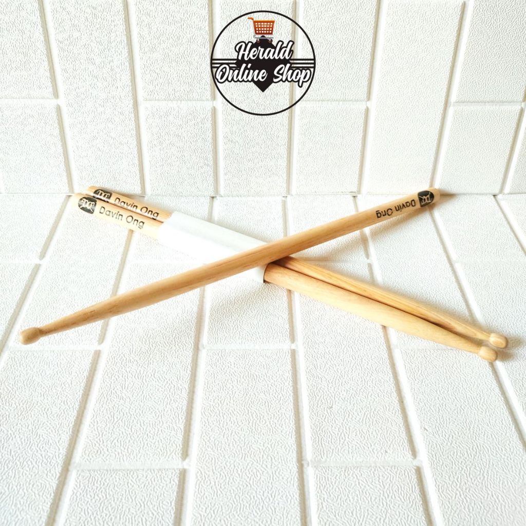 Jual Drumstick Stik Drum White Hickory ukuran 2B 5A panjang 42cm ...