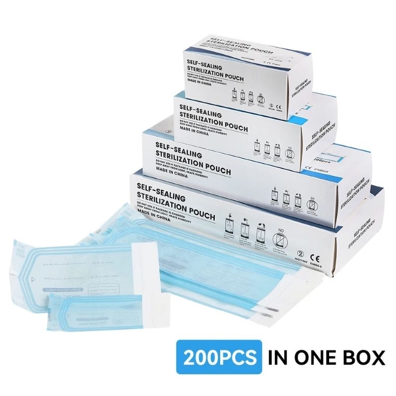 Jual plastik steril medipack Self Sealing Sterilization Pouch box 200 ...