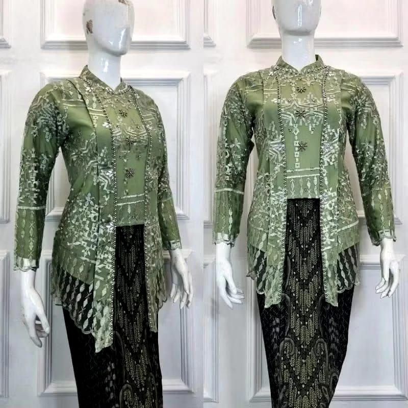 Jual KEBAYA KUTU BARU KRAH SHANGHAI//KEBAYA WISUDA// KEBAYA PAYET//KEBAYA MODERN//KEBAYA TERKINI ...
