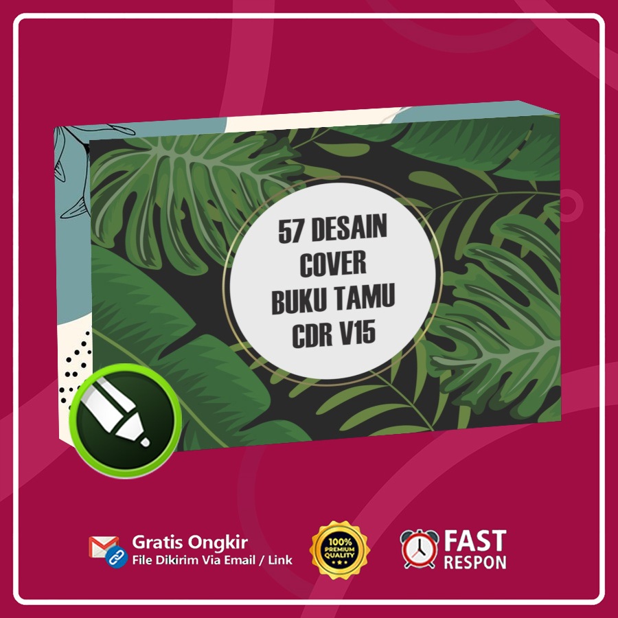 Jual 57 Desain Cover Buku Tamu CorelDraw CDR v15 | Shopee Indonesia