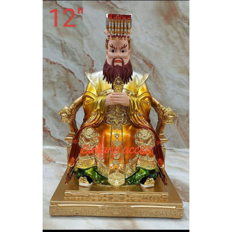 Jual patung dewa raja naga/ hai ling ong - fiber - 12inch - metalic ...