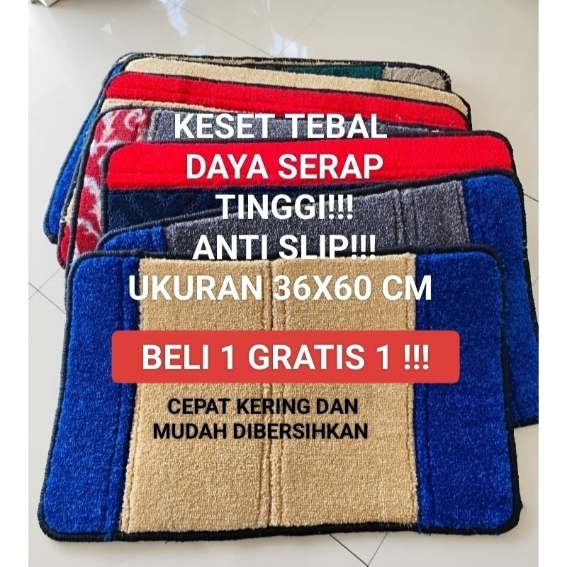 Jual Keset Tebal daya serap tinggi BELI 1 GRATIS 1 ukuran 36x60cm ...