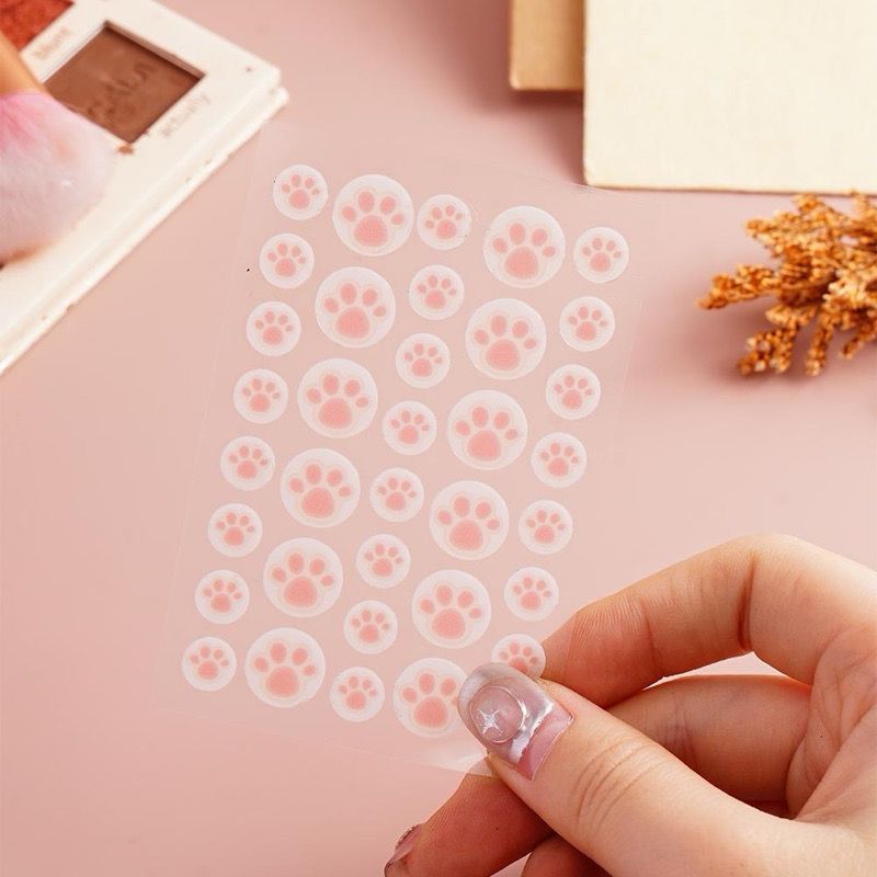 Jual Isi 36 Acne Patch Telapak Kucing Stiker Jerawat Cat Lucu | Shopee ...