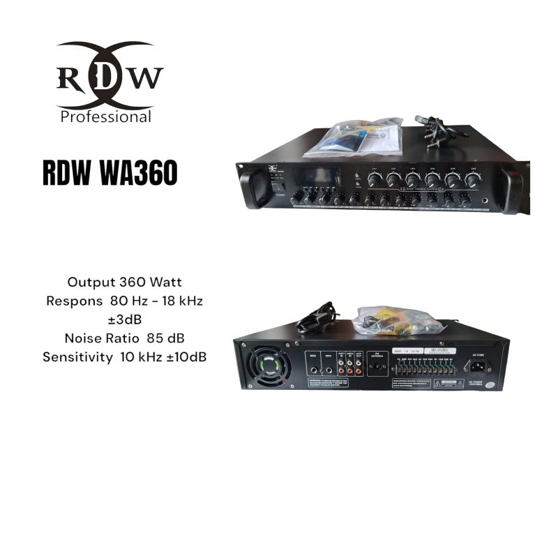 Jual POWER AMPLIFIER TOA /WA360 RDW PROFESIONAL | Shopee Indonesia