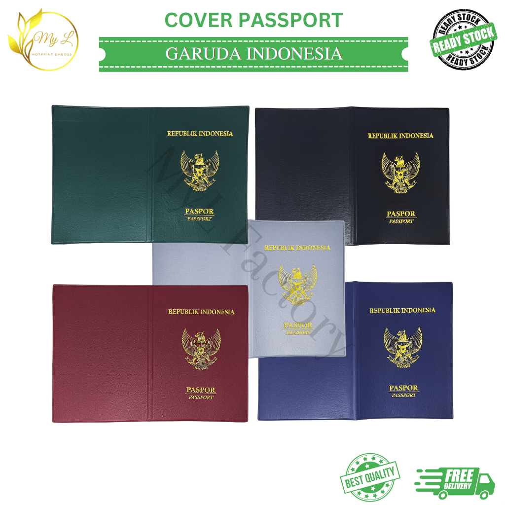 Jual My.L Cover Passport Sampul Pasport, Passport Holder Logo Garuda ...