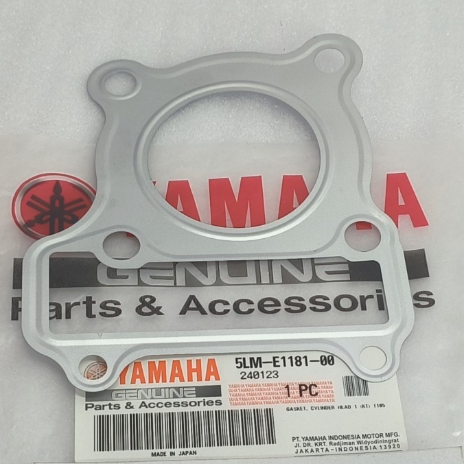 Jual Gasket Paking Cylinder Head Yamaha Vega R Old, Jupiter Z 105, Crypton 5LM-E1181-00 | Shopee ...