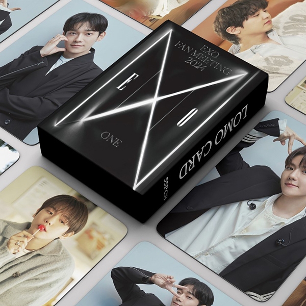 Jual photocard EXO 2024 FAN MEETING ONE 2sisi 55pcs agk126 (4b2 ...