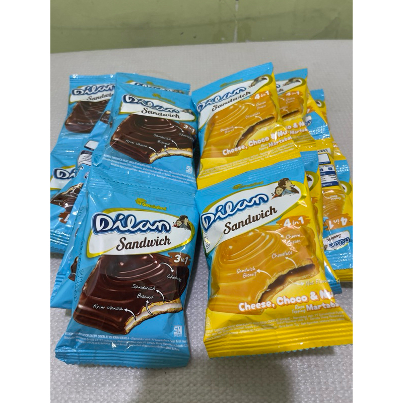 Jual Dilan Sandwich Perenceng 16gr x 10 Pcs | Shopee Indonesia
