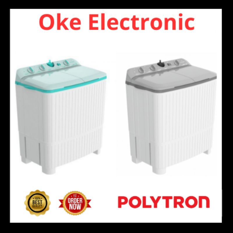 Jual MESIN CUCI 2 TABUNG POLYTRON 7KG T3 TWIN TUB - PWM 7076 | Shopee ...