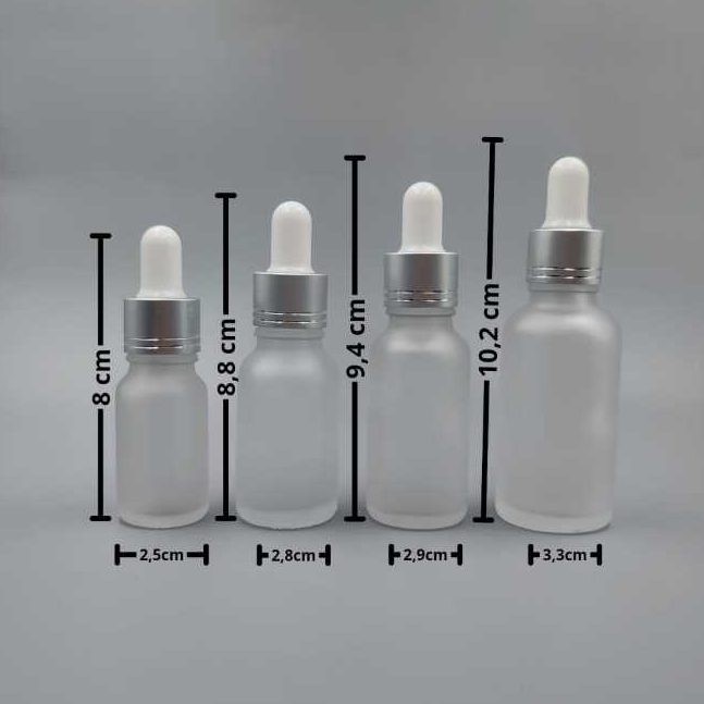 Jual Botol Serum 10ml 15ml 20ml 30ml 50ml 100ml Botol Serum Pipet Botol Kaca Buram Frosted Doff ...