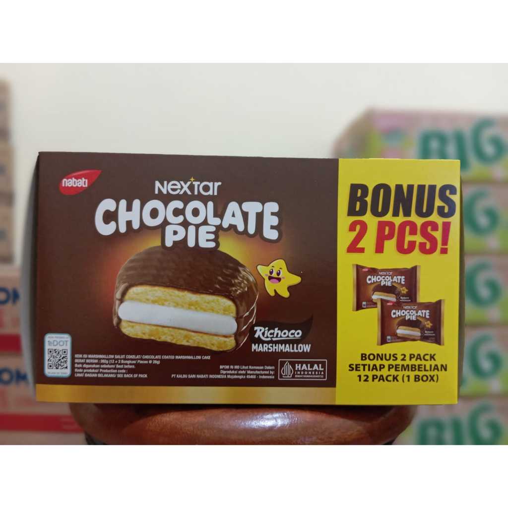 Jual Nabati Nextar Chocolate Pie Richoco Marshmallow | Shopee Indonesia