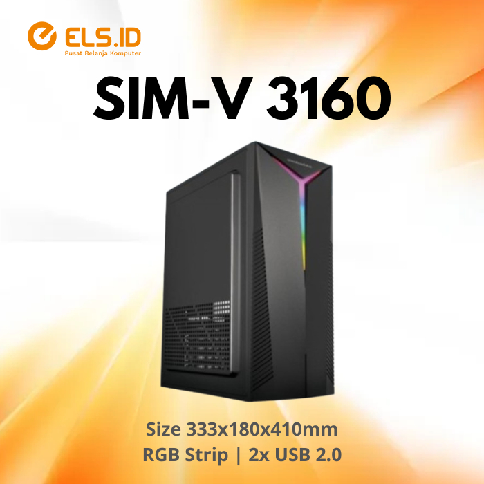 Jual Casing Simbadda V-3160 RGB + PSU 380Watt | Shopee Indonesia