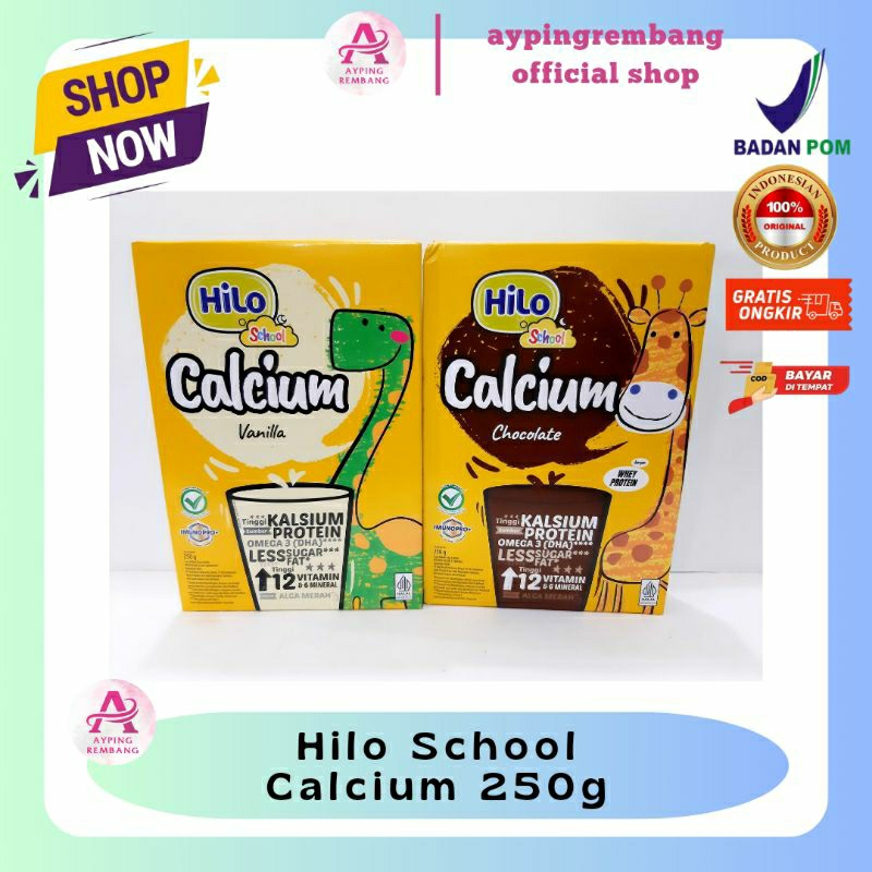 Jual Hilo School 250gr-Susu Tinggi Kalsium Rendah Lemak | Shopee Indonesia