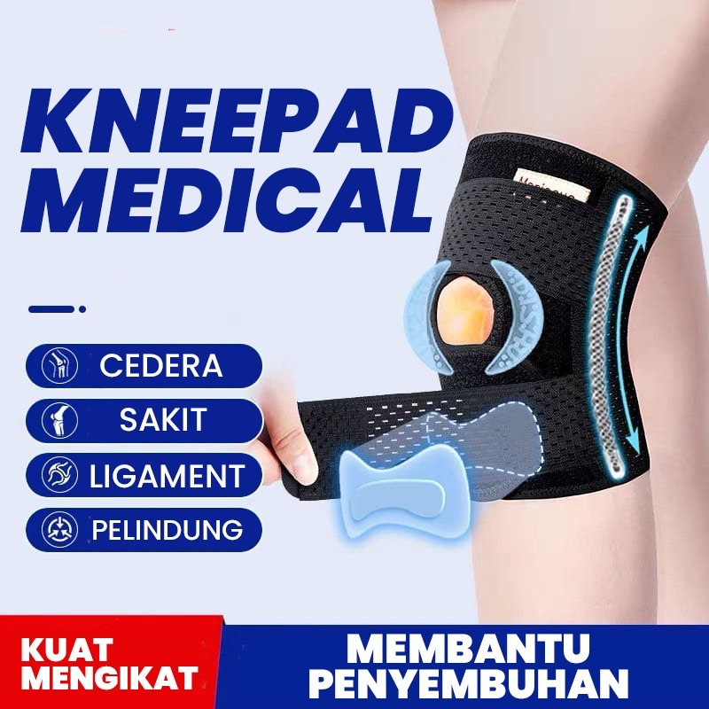 Jual BBAK 2 PCS Knee Support Knee Pad Pelindung Lutut Deker Dekker ...
