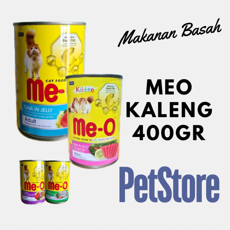 Jual MEO KALENG 400 gram Makanan Kucing Bergizi | Shopee Indonesia