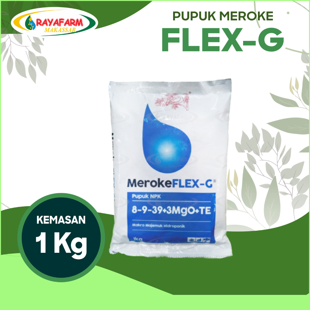 Jual Pupuk NPK Meroke Flex-g Kemasan 1kg | Shopee Indonesia
