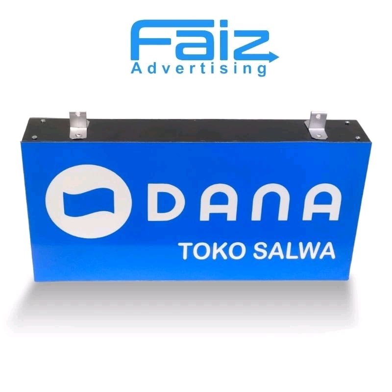 Jual Neon box kotak ukuran 20×40cm, LOGO DANA (custom nama kalian ...
