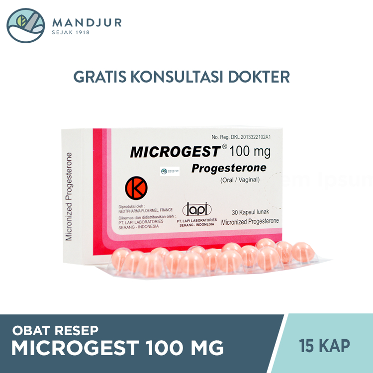 Jual Microgest 100 mg 15 Kapsul | Shopee Indonesia