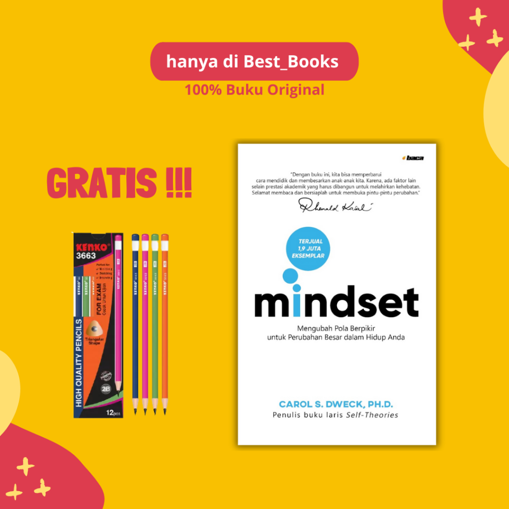 Jual Buku Mindset by Carol Dweck - Penerbit Baca | Shopee Indonesia